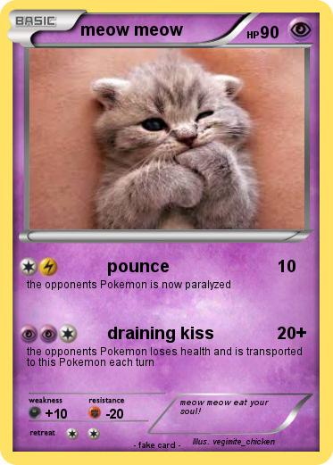 Pokémon meow meow 24 24 - pounce - My Pokemon Card