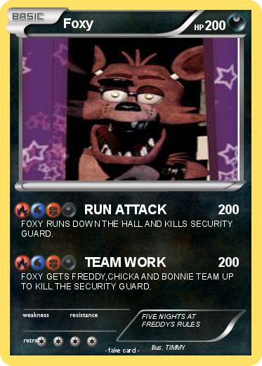 Pokémon Foxy 234 234 - RUN ATTACK - My Pokemon Card