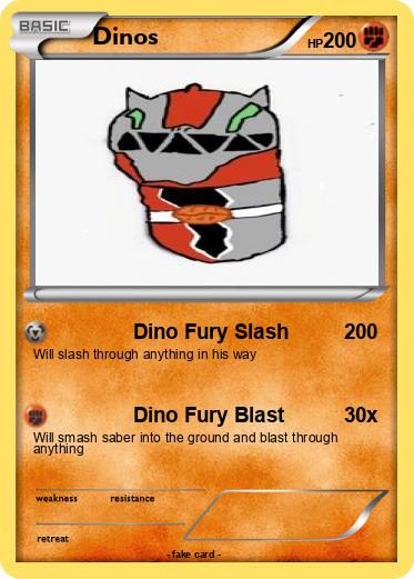 Pokémon Dinos 7 7 - Dino Fury Slash - My Pokemon Card