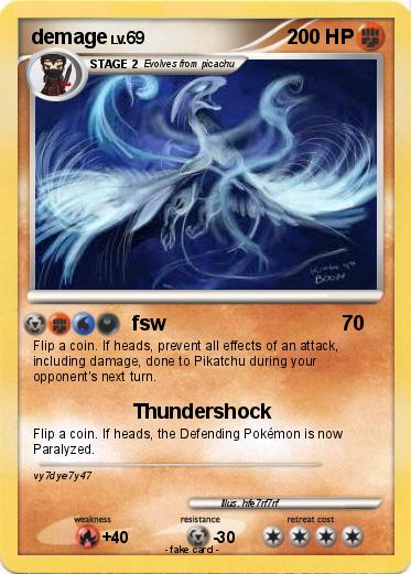 Pokémon demage - fsw - My Pokemon Card