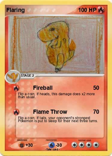 Pokémon Flaring 10 10 - Fireball - My Pokemon Card