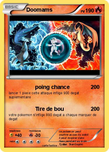 Pokémon Doomams 2 2 - poing chance - Ma carte Pokémon