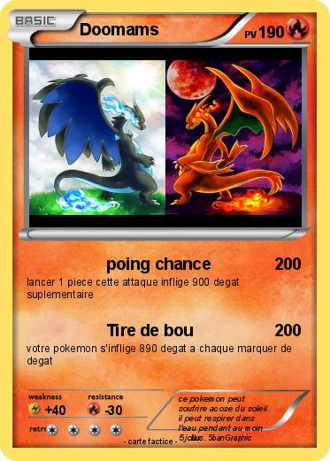 Pokémon Doomams 1 1 - poing chance - Ma carte Pokémon