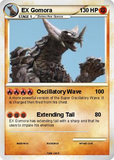 Pokémon EX Gomora 1 1 - Oscillatory Wave - My Pokemon Card