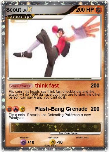 Pokémon Scout 500 500 - think fast - My Pokemon Card