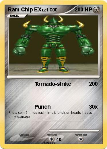 Pokémon Ram Chip - Tornado-strike - My Pokemon Card