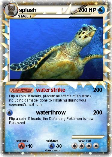 Pokémon splash 176 176 - waterstrike - My Pokemon Card