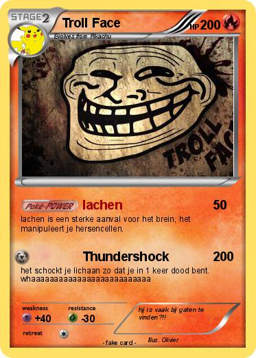Pokémon Troll Face 1631 1631 - lachen - My Pokemon Card