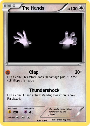 Pokémon The Hands 4 4 - Clap - My Pokemon Card