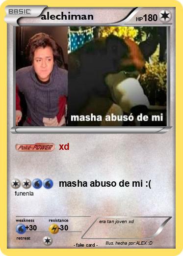 Pokémon alechiman - xd - Mi carta pokémon
