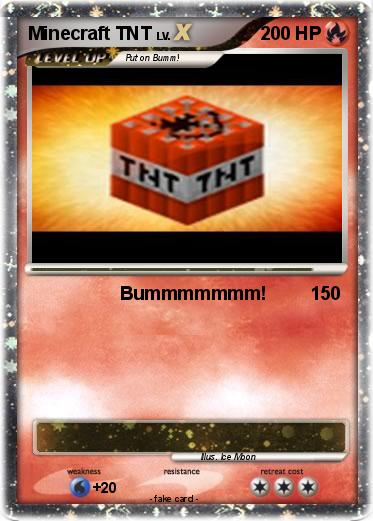 Pokémon Minecraft TNT 5 5 - Bummmmmmm! - My Pokemon Card