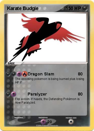Pokémon Karate Budgie - Dragon Slam - My Pokemon Card