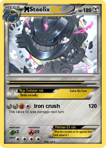 Pokémon Steelix 1025 1025 - Iron crush - My Pokemon Card