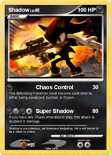 Pokémon Shadow 3200 3200 - Chaos Control - My Pokemon Card