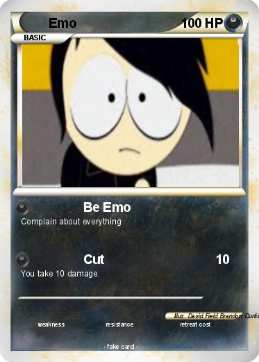Pokémon Emo 492 492 - Be Emo - My Pokemon Card