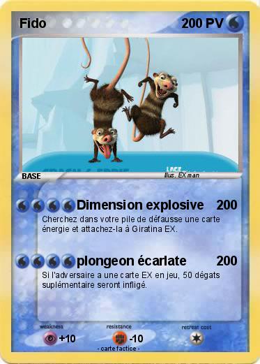 Pokémon Fido 24 24 - Dimension explosive - Ma carte Pokémon