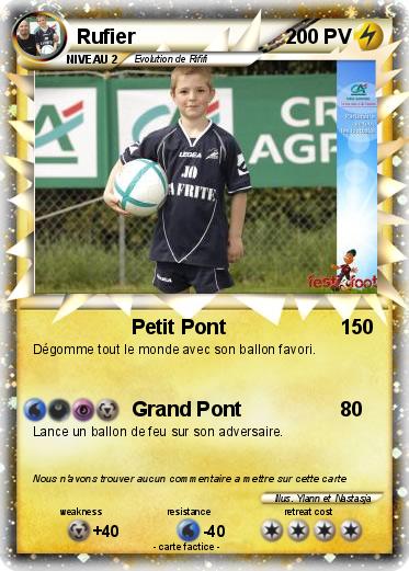 Pokémon Rufier 1 1 - Petit Pont - Ma carte Pokémon