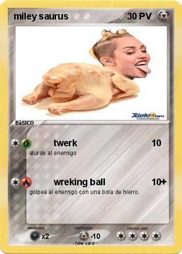 Pokémon miley saurus - twerk - Mi carta pokémon