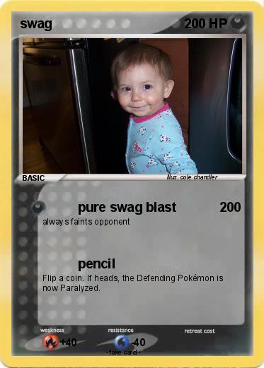 Pokémon swag 153 153 - pure swag blast - My Pokemon Card