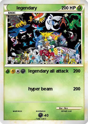 Pokémon legendary 882 882 - legendary all attack - My Pokemon Card
