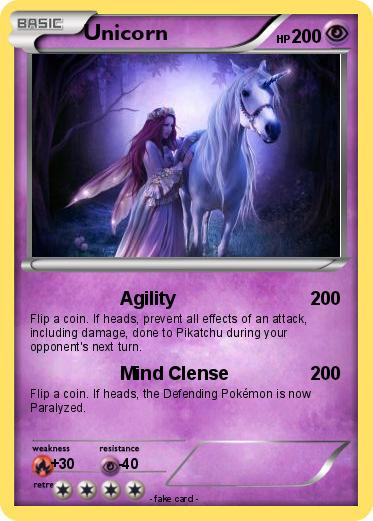 Pokémon Unicorn 773 773 - Agility - My Pokemon Card