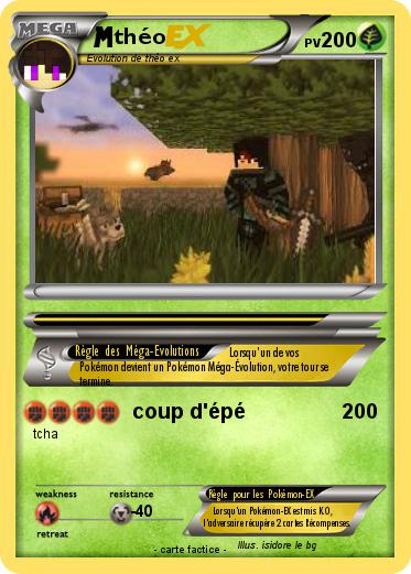 Pokémon theo 760 760 - coup d'épé - Ma carte Pokémon