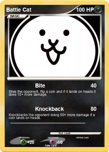 Pokémon Battle Cat 21 21 - Bite - My Pokemon Card