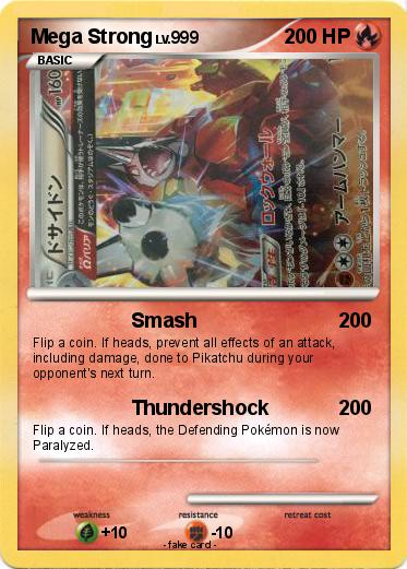Pokémon Mega Strong - Smash - My Pokemon Card