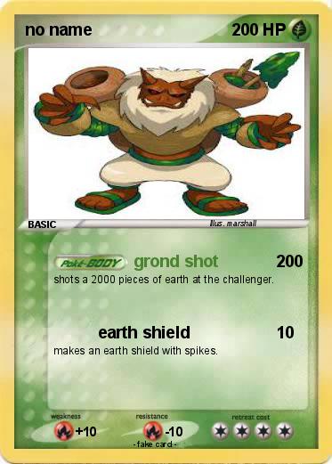 Pokémon no name 424 424 - grond shot - My Pokemon Card