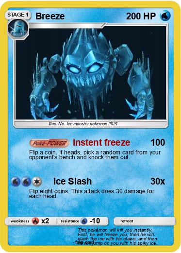 Pokémon Breeze 28 28 - Instent freeze - My Pokemon Card