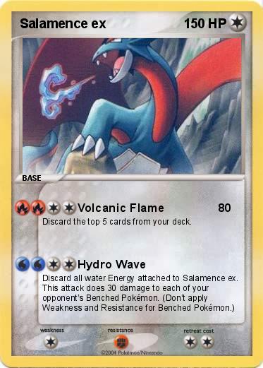 Pokémon Salamence ex 6 6 - Volcanic Flame - My Pokemon Card