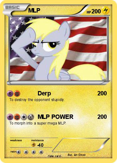 Pokémon MLP 14 14 - Derp - My Pokemon Card