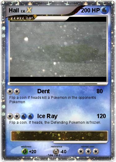Pokémon Hail 9 9 - Dent - My Pokemon Card