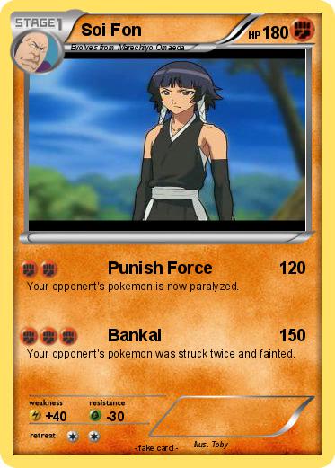 Pokémon Soi Fon 18 18 - Punish Force - My Pokemon Card