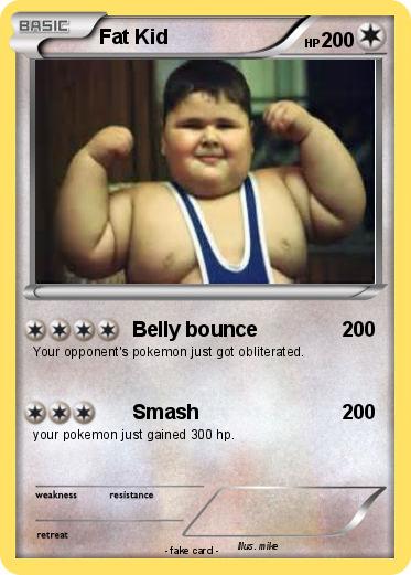 Pokémon Fat Kid 88 88 - Belly bounce - My Pokemon Card