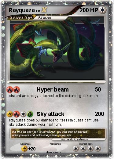 Pokémon Rayquaza 6460 6460 - Hyper beam - My Pokemon Card