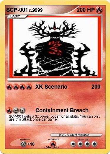 Pokémon SCP 001 23 23 - XK Scenario - My Pokemon Card