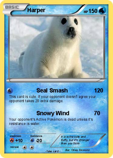 Pokémon Harper 39 39 - Seal Smash - My Pokemon Card