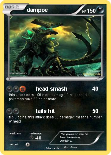 Pokémon dampoe 2 2 - head smash - My Pokemon Card