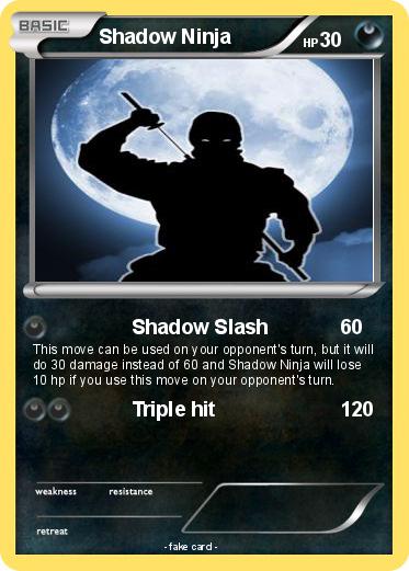 Pokémon Shadow Ninja 20 20 - Shadow Slash - My Pokemon Card