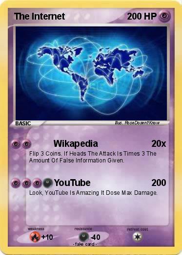 Pokémon The Internet 18 18 - Wikapedia - My Pokemon Card
