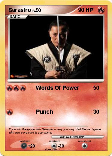 Pokémon Sarastro - Words Of Power - My Pokemon Card