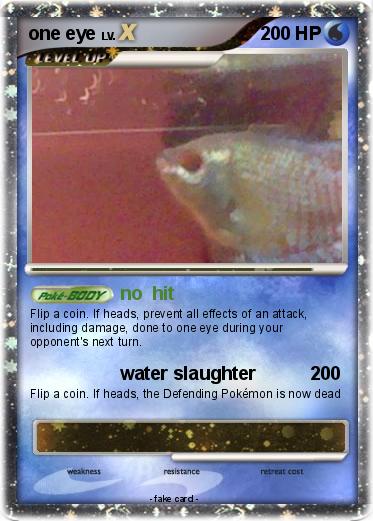 Pokémon one eye - no hit - My Pokemon Card