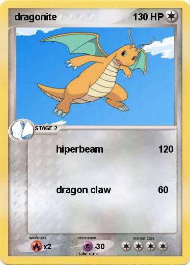 Pokémon dragonite 556 556 - hiperbeam - My Pokemon Card