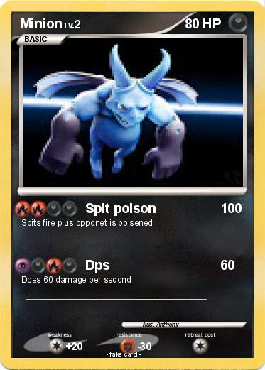 Pokémon Minion 975 975 - Spit poison - My Pokemon Card