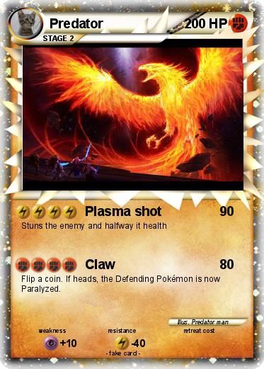 Pokémon Predator 600 600 - Plasma shot - My Pokemon Card