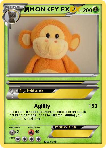Pokémon MONKEY EX 13 13 - Agility - My Pokemon Card