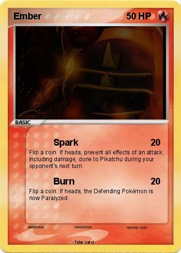 Pokémon Ember 44 44 - Spark - My Pokemon Card
