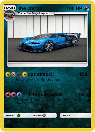 Pokémon the chiron - car attack!! - My Pokemon Card