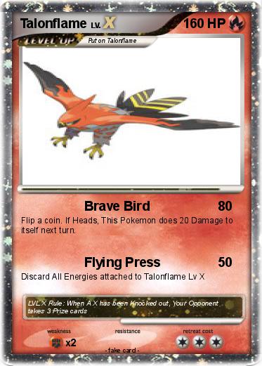 Pokémon Talonflame 126 126 - Brave Bird - My Pokemon Card